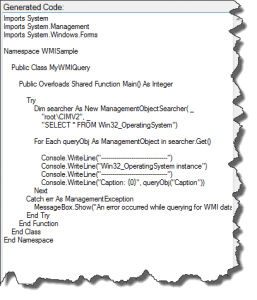 How to create WMI scripts with Code Creator → TechThatWorks