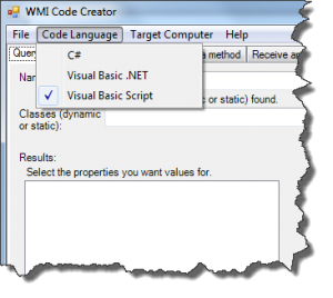 How to get started creating scripts with WMI Code Creator