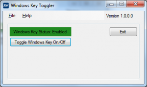 Toggle the Windows Key On and Off with this Tool