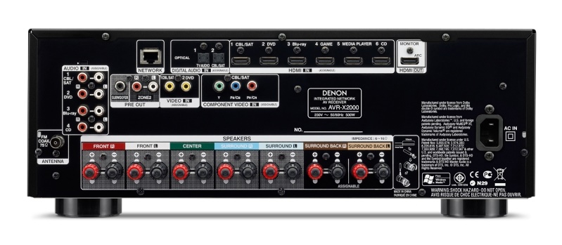 Review of Denon AVR-X2000 Surround Receiver