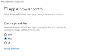 Change SmartScreen settings in Windows 10 → TechThatWorks