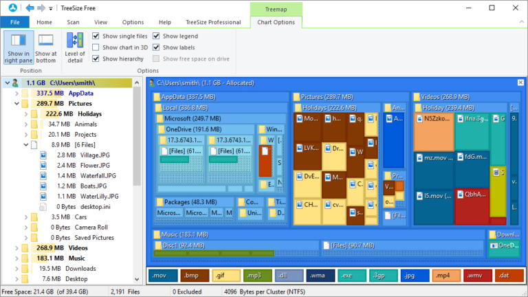 What is filling up my hard drive? TreeSize let you know → TreeSize let ...