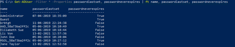How to get AD Password Age with PowerShell