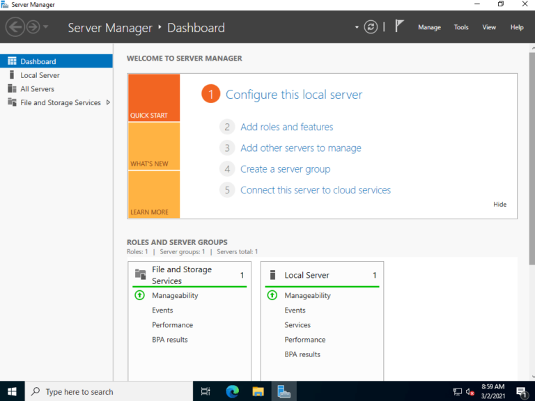 Disable Server Manager AutoStart in Windows Server